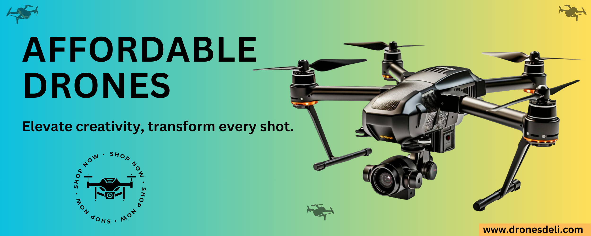 Quadcopter Drone with Camera: Affordable Aerial Shots – Dronesdeli